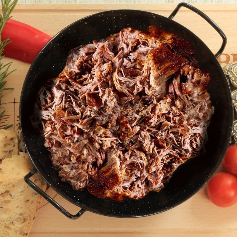 Lucky Food Pulled pork-tépett sertéshús 700 gr.(gyf.) - Tépett húsok ...